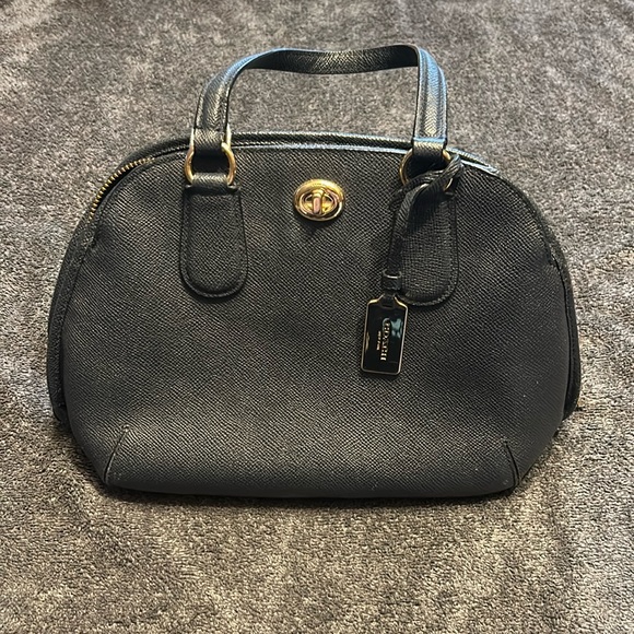 Coach | Bags | Coach Navy Blue Purse | Poshmark